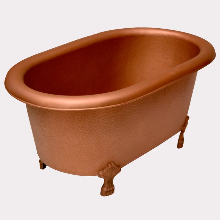 Picasso 32" Copper Double Roll Top Tub – Tubz.com