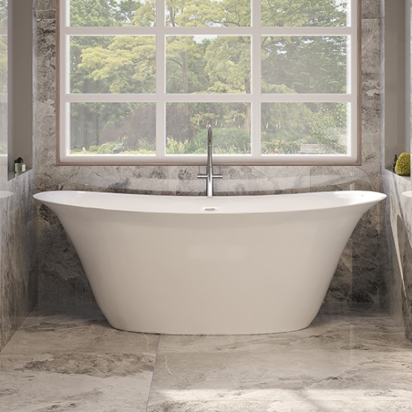 MTI Maricela 408 Freestanding Air Tub or Soaking Bathtub